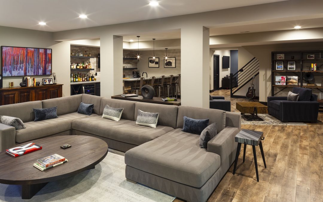 Industrial Style Basement Remodel | Owings Brothers Contracting